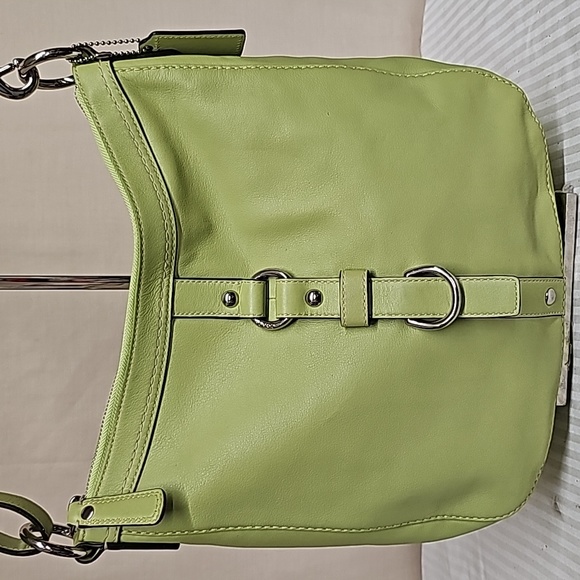 Coach | Bags | Coach Chelsea Pistachio Green Leather Crossbody Bag ...